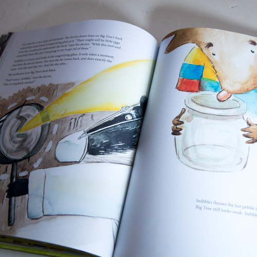 Little Parachutes • children's picture book review • Big Tree is Sick ...